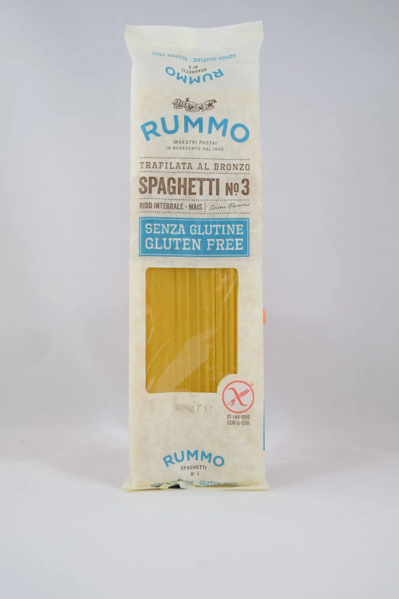SPAGHETTI GR. 400 RUMMO - Senza glutine